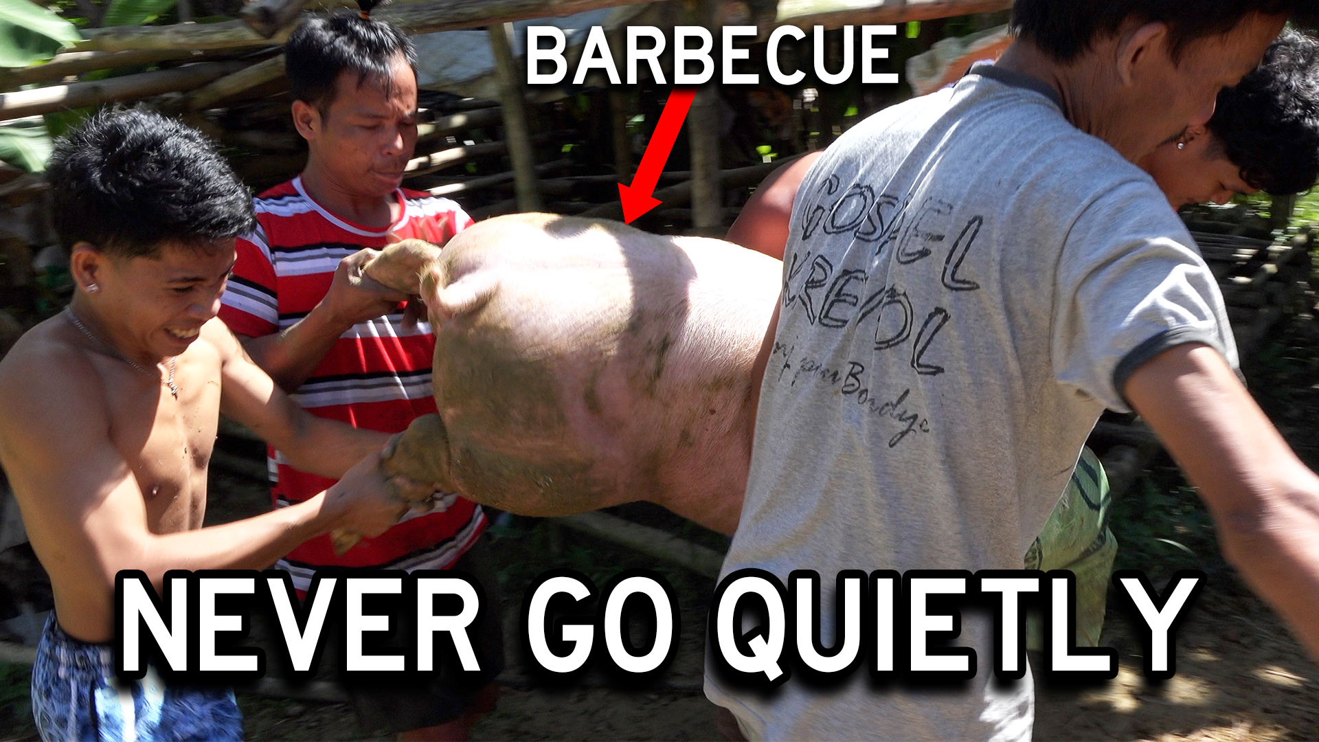 Philippines Village Christmas Party (Episode 2) - Pig Wrangling Ain't ...