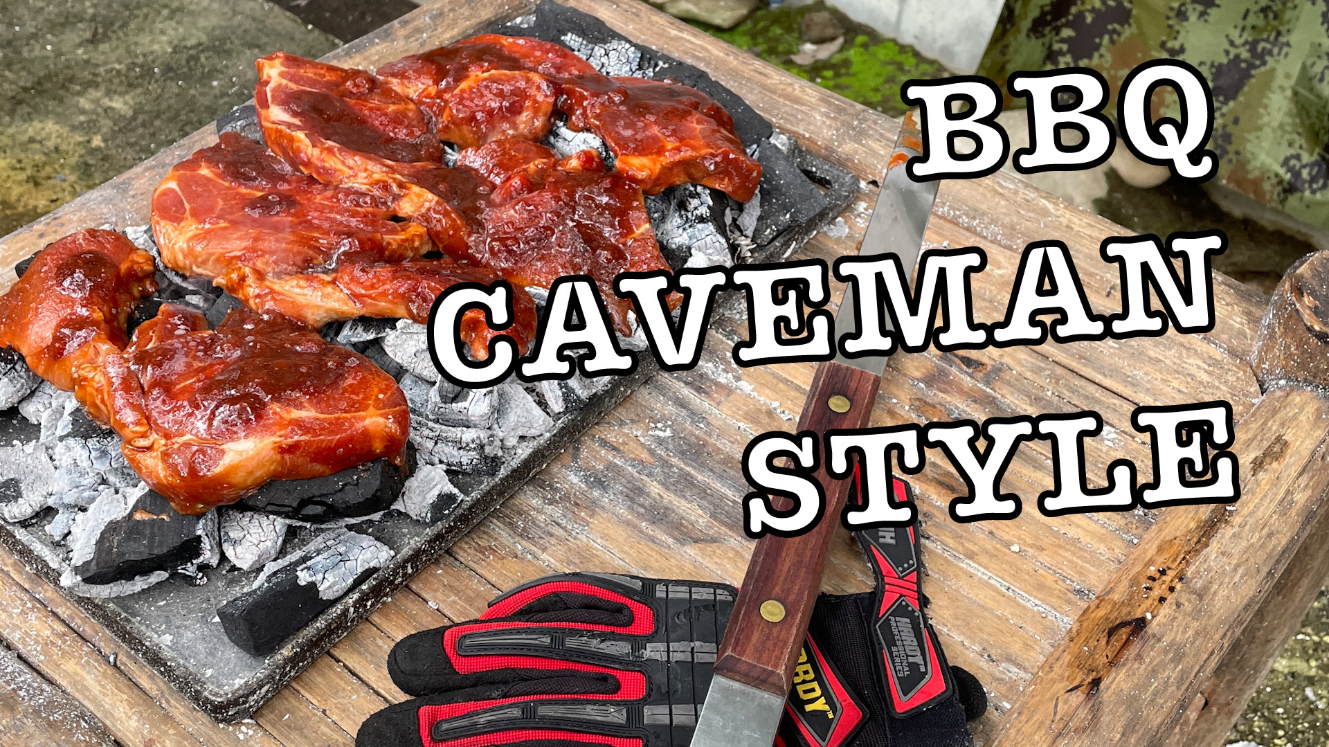 Barbecue Pork Steaks CAVEMAN STYLE - #Philippines #Lifestyle