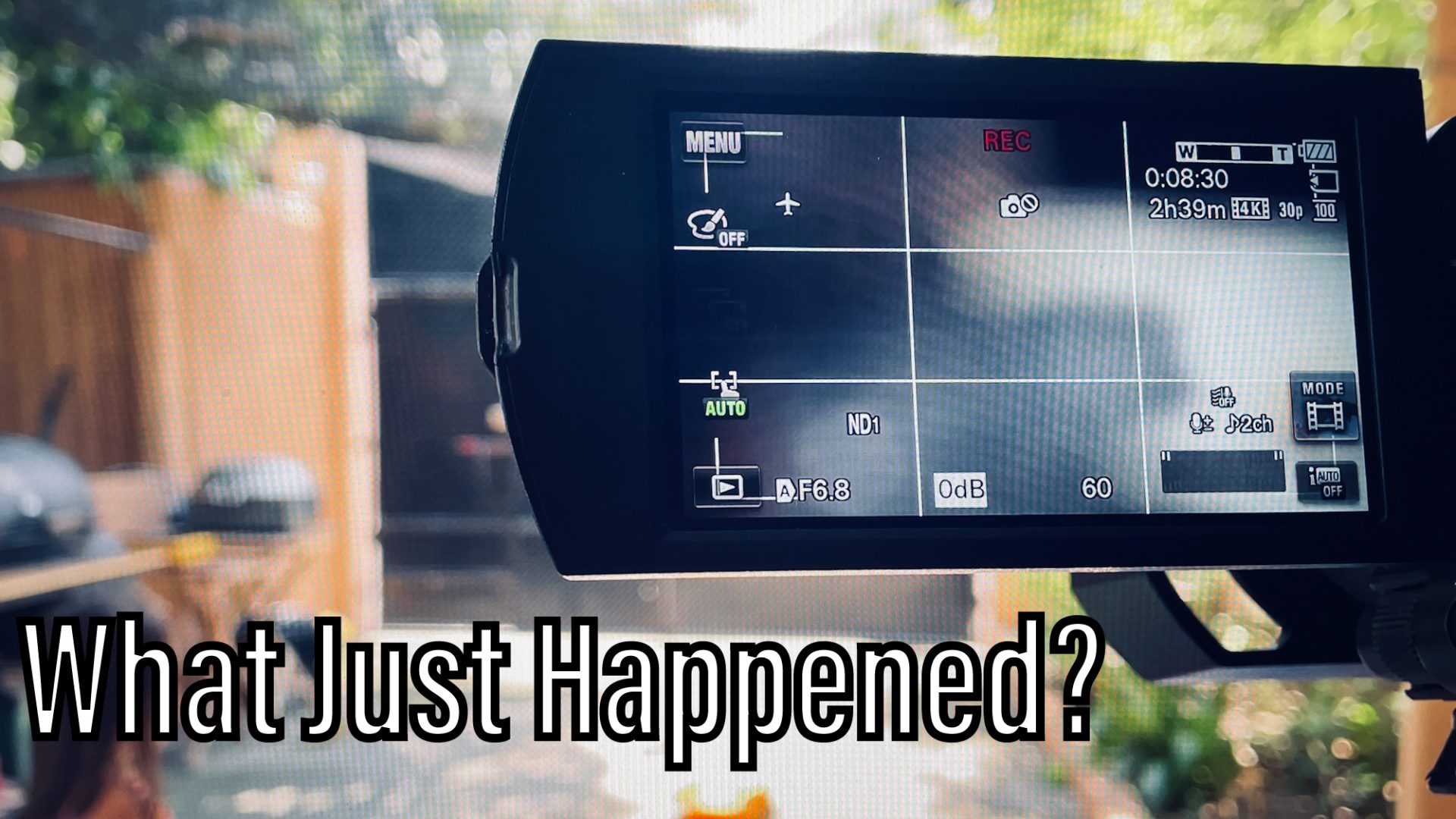 Old Camera Breaks After Video About Buying New Camera