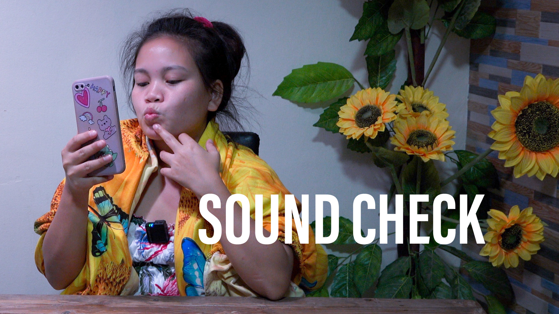 Behind the Scenes SOUND CHECK