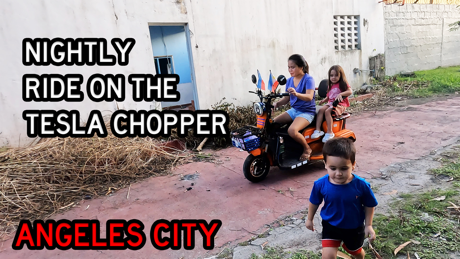 Nightly Ride on the Tesla Chopper