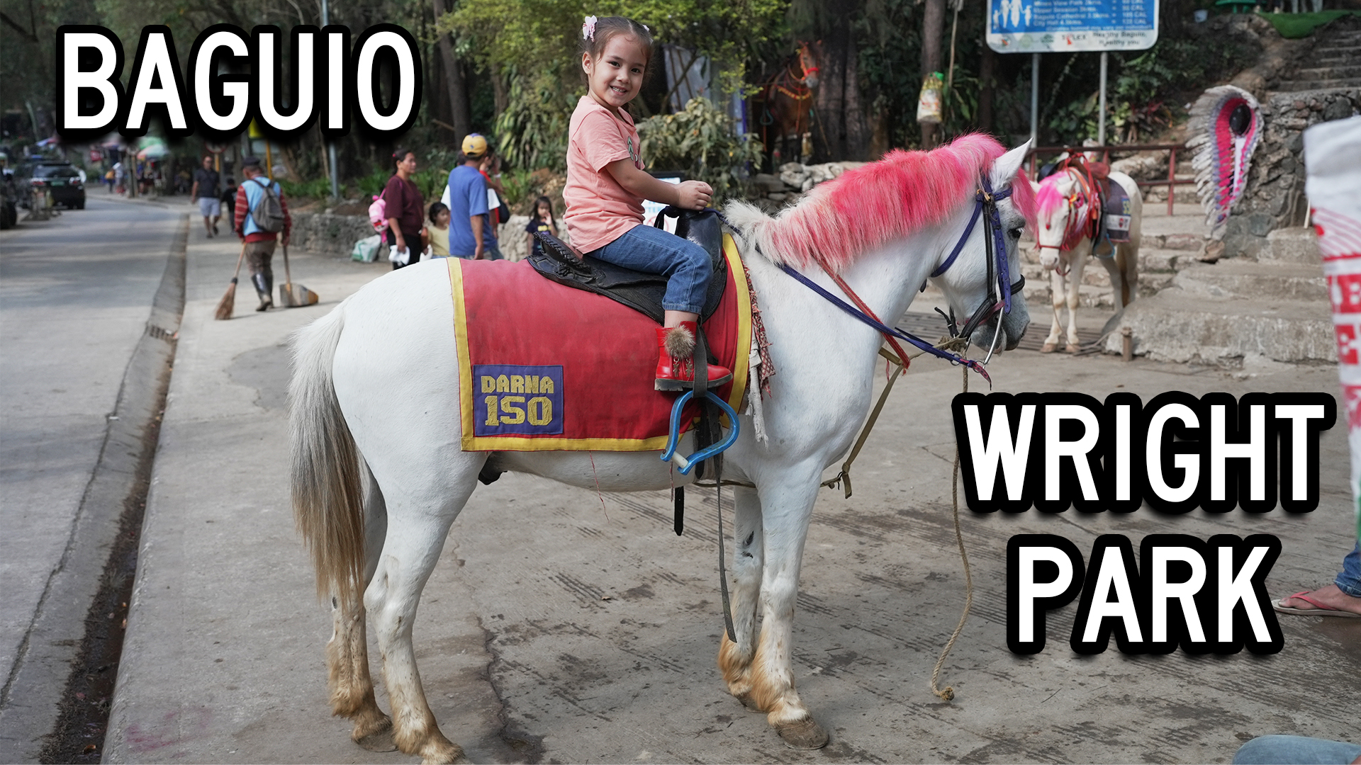 Maria's Going Horseback Riding at Wright Park in Baguio!