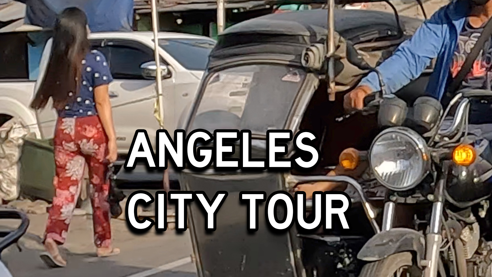 Boring Tour Riding Around Angeles City in No Particular Direction