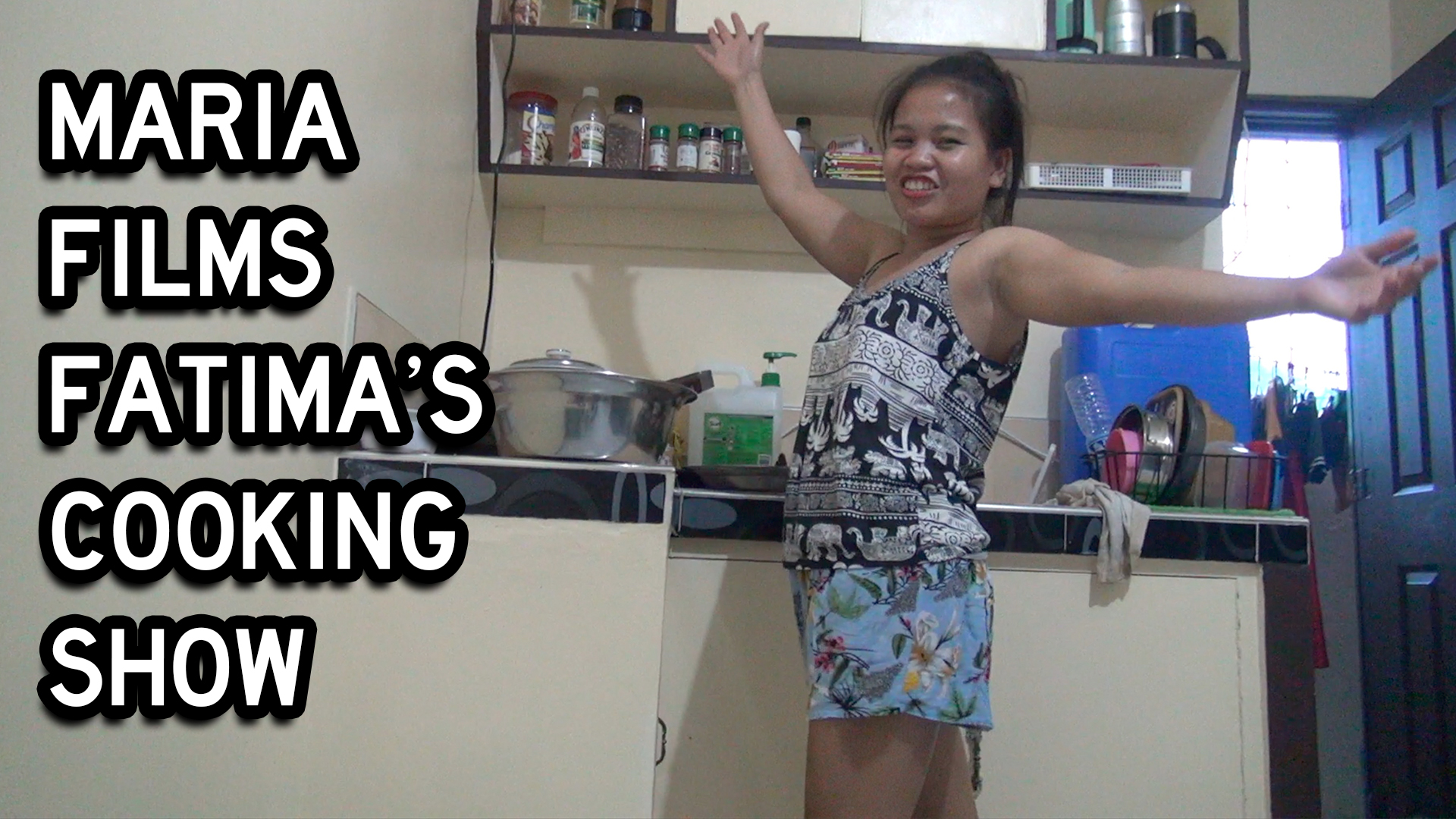 Maria Films Fatima's Cooking Show (Her First Time as Camera Girl)
