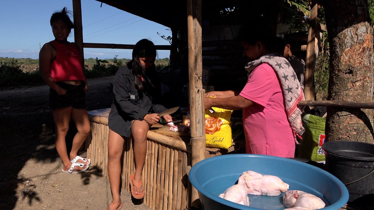 Philippines Village Family Day - How to Cook Roasted Chicken (Lechon Manok)