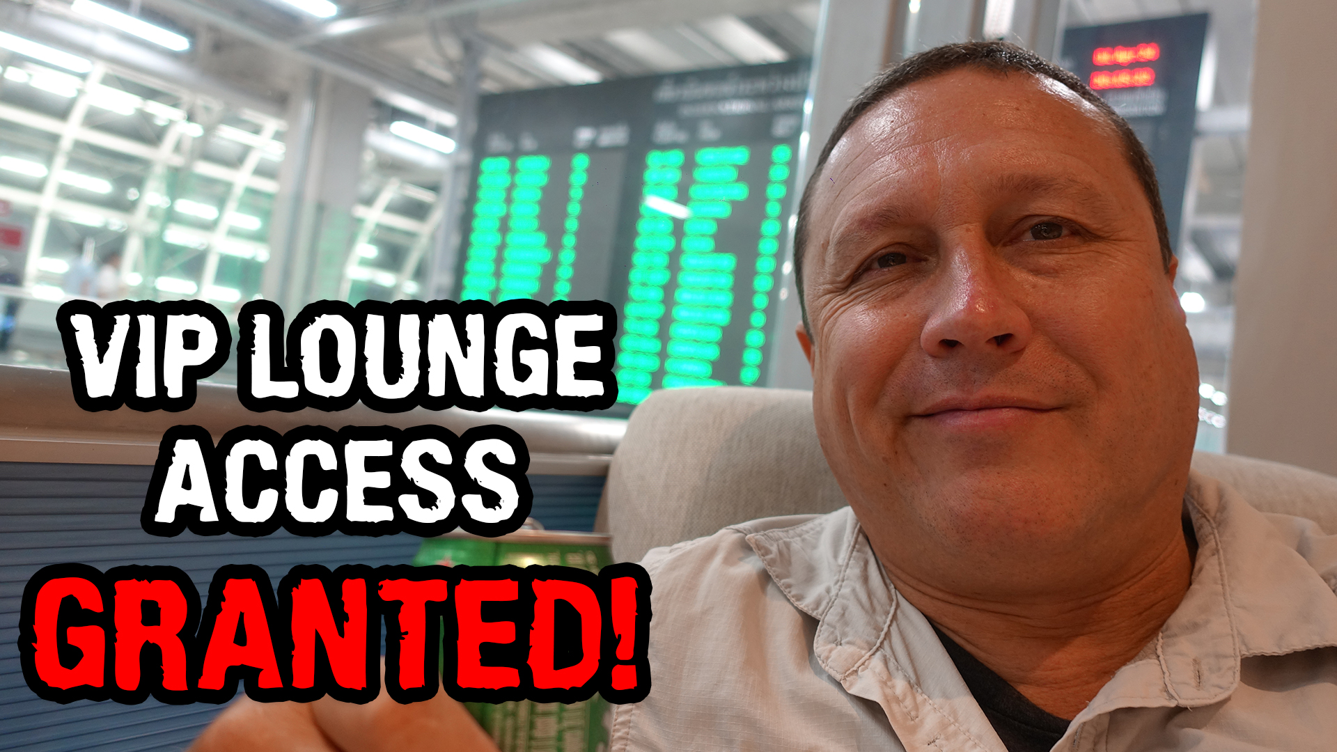 People Watching from the Airport VIP Lounge