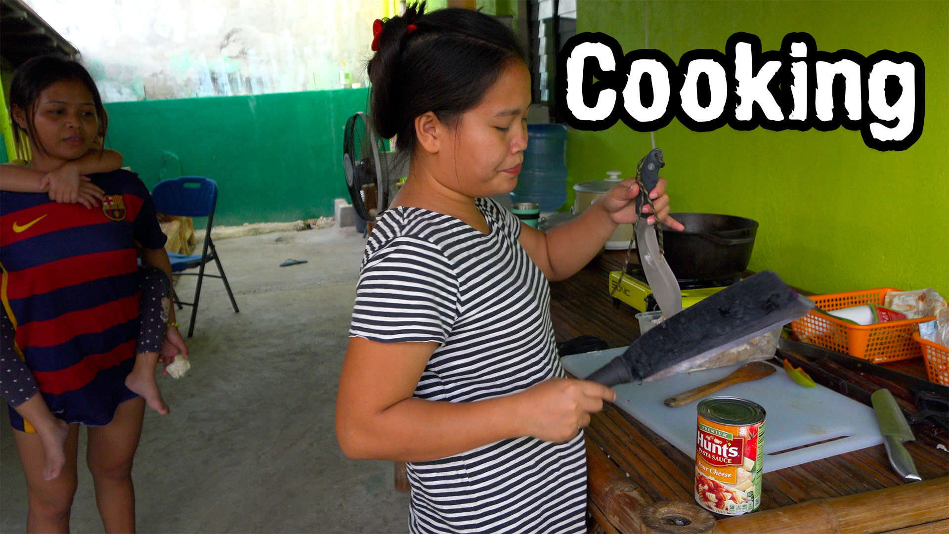Filipina Wife Uses 2 Of My Good Knives As Can Opener While Cooking ...