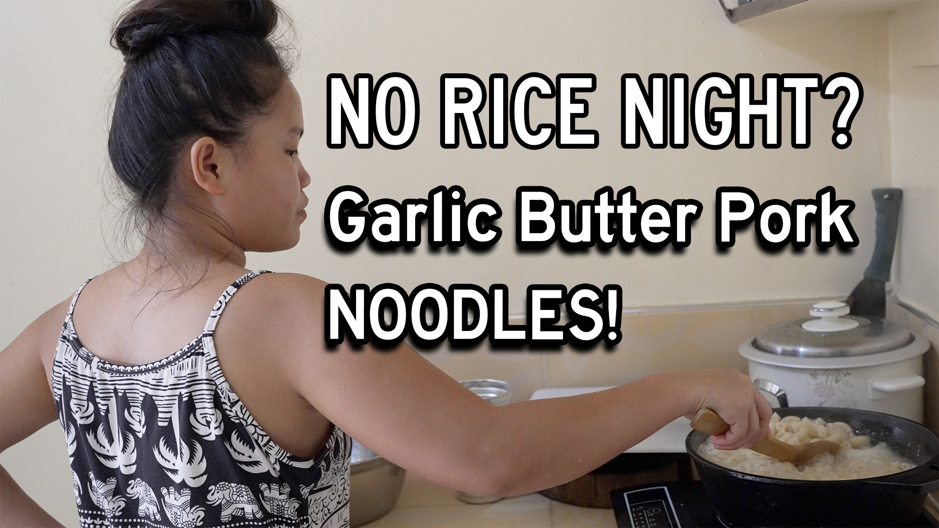 Filipina Wife #2 Cooks Supper in the Lodge 3.2 Quart Cast Iron Combo ...