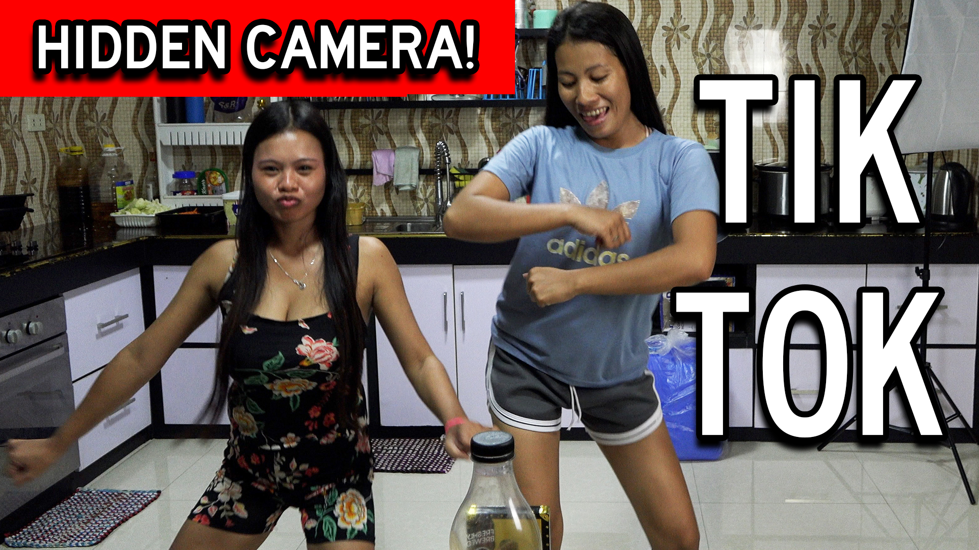Hidden Camera Records Heartbroken Filipina And Friend Dancing To Tiktok