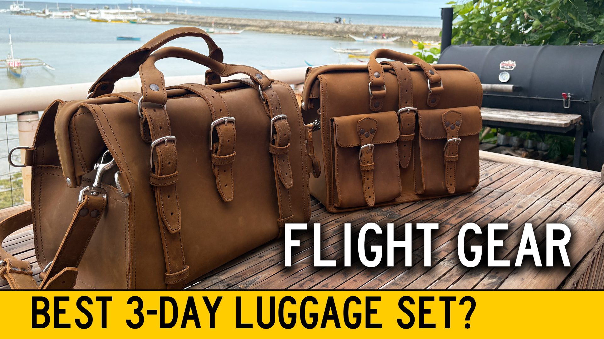 Saddleback Leather Flight Bag & Doctor's Duffle Bag - Best 3-Day ...