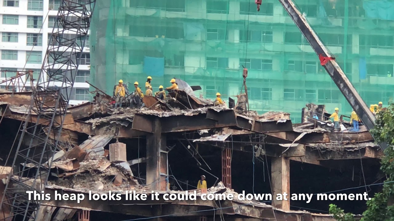 Demolition Crew in the Philippines