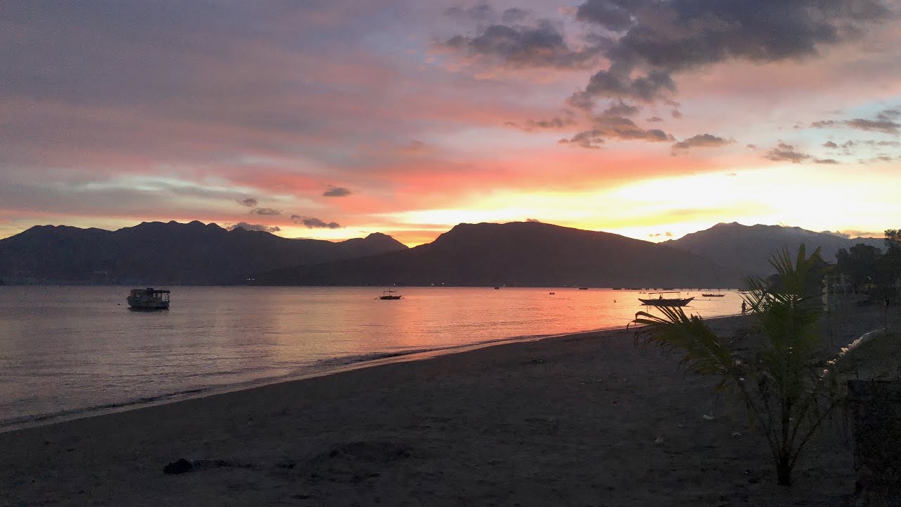 BEACHED Floating Bar and Beautiful Skies Over Subic Bay